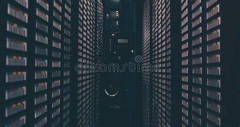 System Hardware And Server Room Background For Information Technology