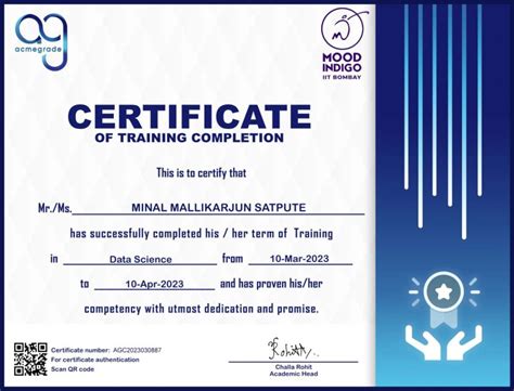 Minal Satpute On Linkedin Completed My Acmegrade Data Science