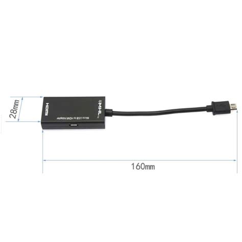 Micro Usb To Hdmi Adapter 1080p Mhl Hdtv Cable For Samsung Sony Htc