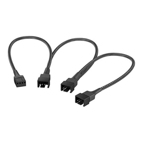 Premium Sleeved 4 Pin To 3 X 4 Pin Pwm Daisy Chain Fan Splitter Cable Moddiy
