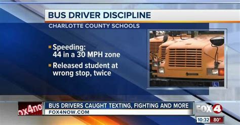 Bus Drivers Behaving Badly In Southwest Florida