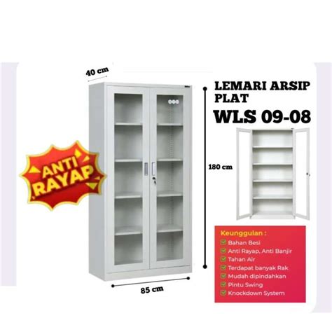 Jual Lemari Kantor WLS 09 08 Lemari Arsip Besi Lemari Buku File Cabinet