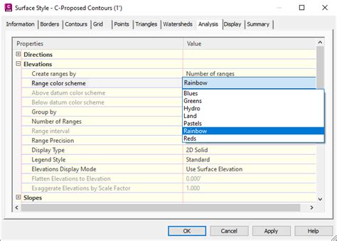 Solved Tin Volume Surface Rainbow Colored Map Autodesk Community