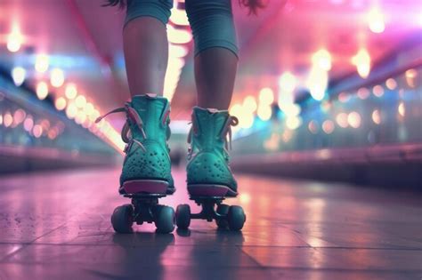 Premium Photo Retro Roller Skate Vibes Fun And Vibrant Roller Skate