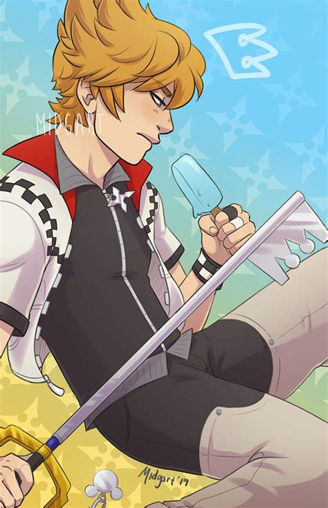 Kh Roxas By Midgaardian On Deviantart