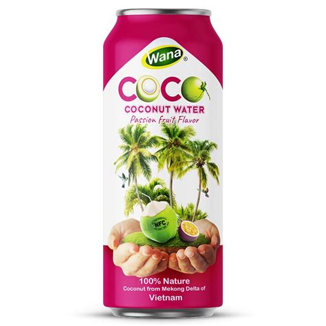 500ml Coconut Water With Pink Guava Wana Beverage