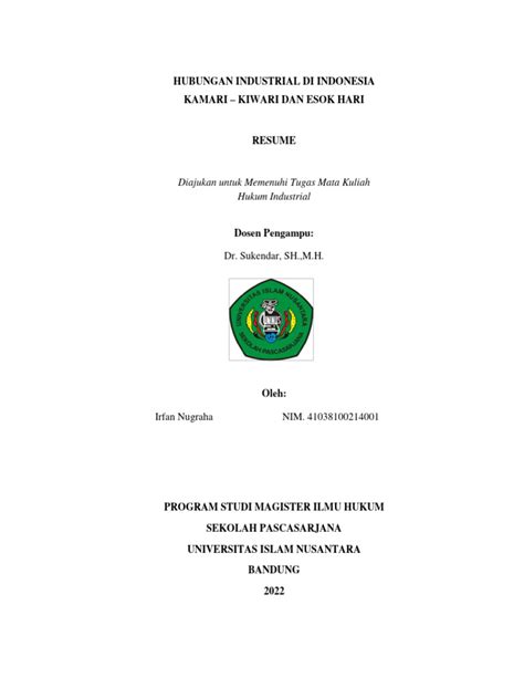 Resume Irfan Pdf Ilmu Sosial