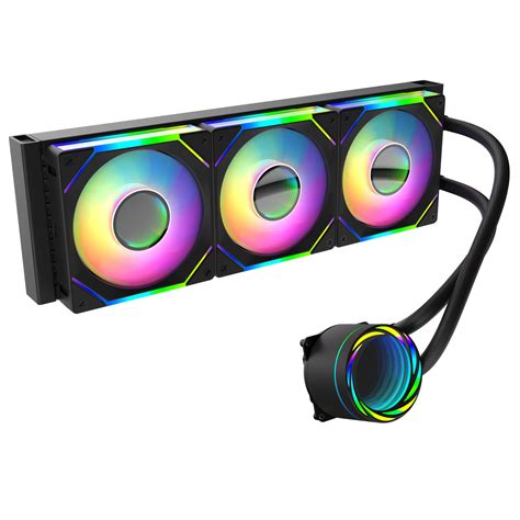 Rgb Aio Liquid Cpu Cooler Mm Pc Water Radiator V Rated Pin Pwm Argb Cpu Cooler Fan For