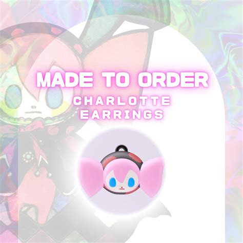 Made To Order Charlotte Dessert Witch Earrings Madoka Magica For