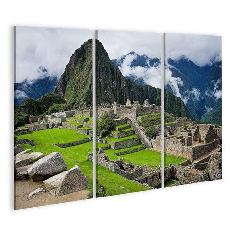 Islandburner Leinwandbild Bild Auf Leinwand Machu Picchu In Peru
