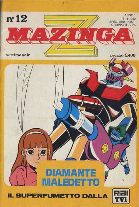 Mazinga Z Settimanale 12 Diamante Maledetto Issue