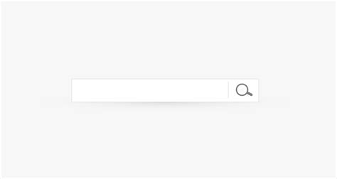 Search Bar Horizontal Linear Border With Text Input Field Magnifying Glass Icon In Frame