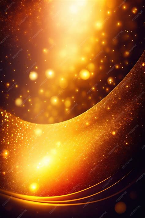 Premium Photo Abstract Luxury Gold Background With Gold Particle