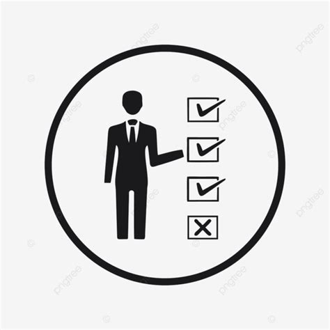 Gambar Daftar Centang Tandai Ikon Daftar Periksa Pensil Barang Tidak