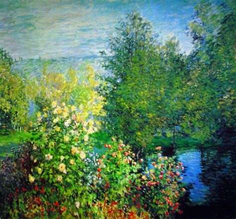 Monet Hoschedes Garden In Montgeron Kerrisdale Gallery