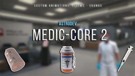 Medic Core V2 Bandage Adrenaline Painkiller ESX FiveM Script YouTube