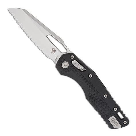 Microtech Msi Ram Lok Se Black Tri Grip Injection Molded Stonewash