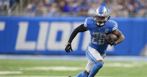 Lions Jahmyr Gibbs To Return From Hamstring Injury Vs Ravens See