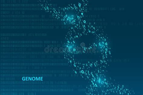 Big Genomic Data Visualization Stock Vector Illustration Of Abstract