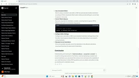 Python Indentationerror Unexpected Unindent Youtube