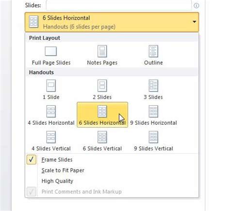 How To Print 6 Slides Per Page In Powerpoint 2010 Solve Your Tech