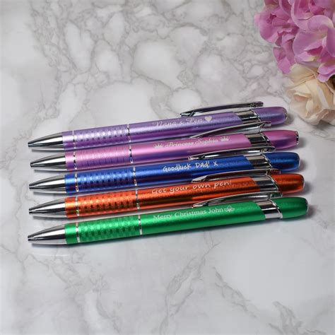 Personalised Pen Engraved Pen Personalized Ballpoint Pen Etsy