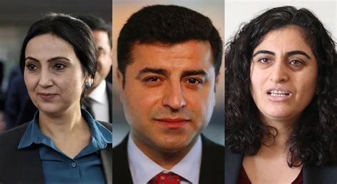 Selahattin Demirtaş Figen Yüksekdağ ve Sebahat Tuncelin tutukluluk