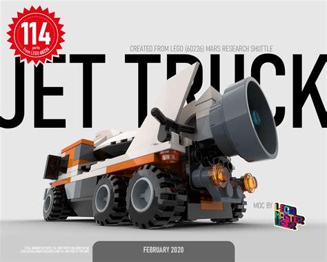 Lego Moc Jet Truck By Legomasteruser Rebrickable Build With Lego