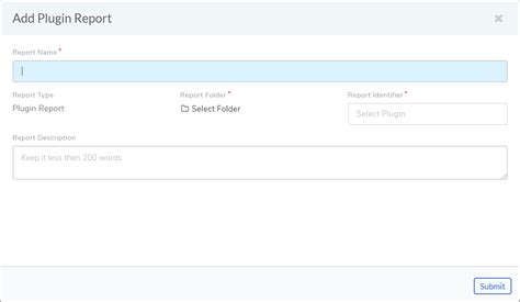 9 2 2 create plugin report — motadata itsm user guide documentation