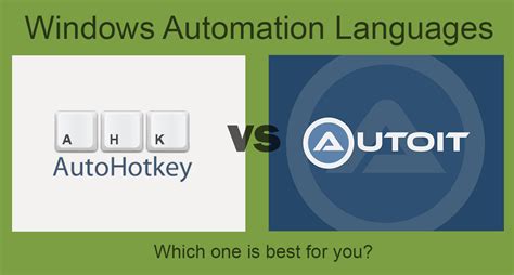 Autohotkey Vs Autoit