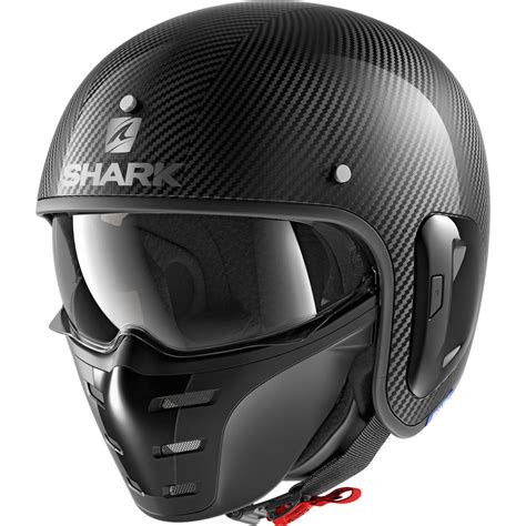 Shark S-Drak 2 Carbon Skin Half Face Motorcycle Helmet | Moto World Nepal