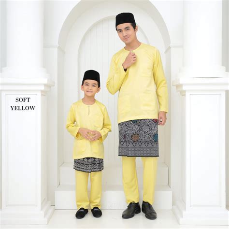 🌸baju Melayu Dewasa And Budak Teluk Belanga 🌸 Baju Melayu Johor Baju