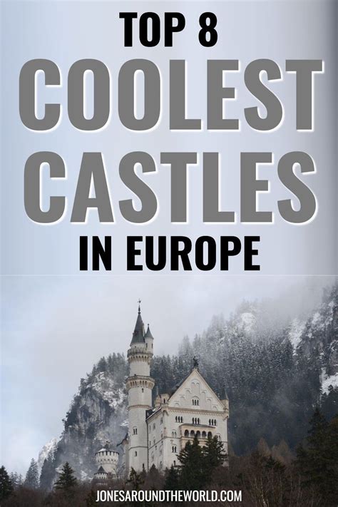 Top 8 Coolest Castles In Europe For A Fairytale Getaway 2021 Castle