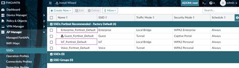 Factory Default Ssids And Ap Profiles Configuration Updated Fmg 7 4 2 Fortigate Fortios 7 4