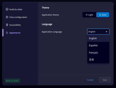 Changing The Interface Language Engageli Help Center