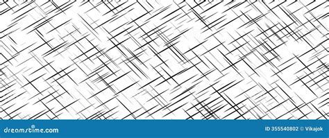 Black Cross Hatch Seamless Texture Diagonal Line Repeated Pattern Surface Stock Illustration