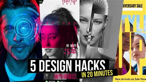 5 Genius Design Hacks In 10 Minutes 💥 Coreldraw With Ahsan Sabri Youtube