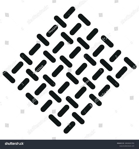 Anti Slip Floor Mental Texture Black Stock Vector Royalty Free