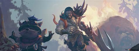 Teemo Vs Tryndamere League Of Legends Lol 4k Taustakuvan Lataus