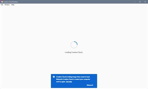 Solved Creative Cloud Desktop App Is Not Loading Adobe Product Community