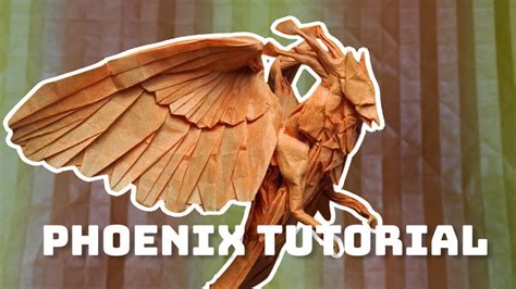 Origami Phoenix Tutorial Youtube