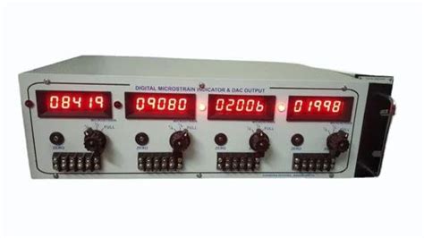 Digital Panel Mount Micro Strain Indicator Model Namenumber Ssmsi 01