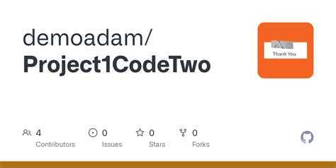 Github Demoadam Project Codetwo