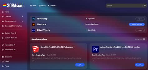 How To Setup SoraMac Blogger Template Sora Blogging Tips