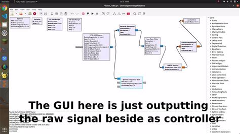 Making Fm Radio Receiver Using Gnuradio Youtube