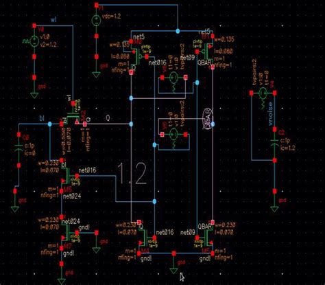 19 Schematic Of 7t Sram Cell For Calculation Of Write Static Noise