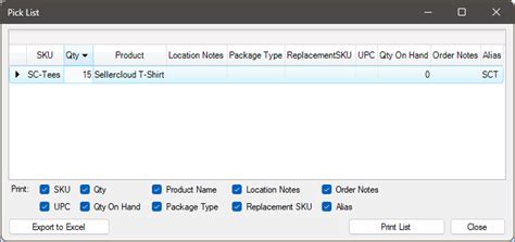 Picklist Workflow Sellercloud Help