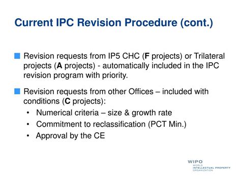 Ppt Plans To Accelerate Revision And Publication Procedure Of The Ipc