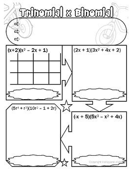 Multiplying Trinomial And Binomial By Kellyjjane Algebra TpT