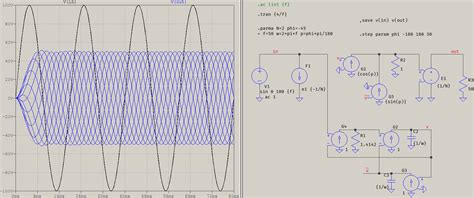 Simulation Is It Possible To Model A Single Phase Phase Shifting Transformer In Ltspice